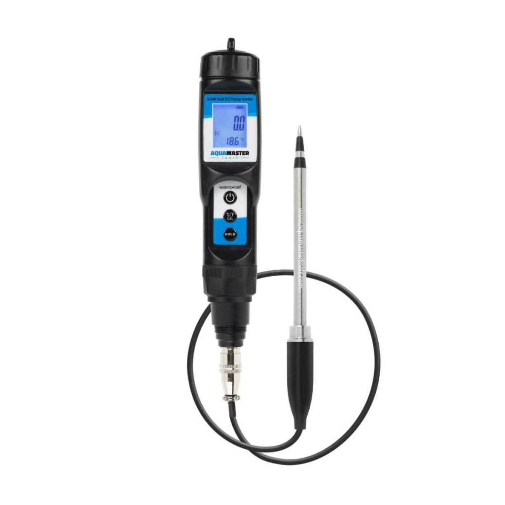 Aqua Master Tools | E300 Pro Substrate EC/Temp | EC/Temp measuring device - growerssupply.eu