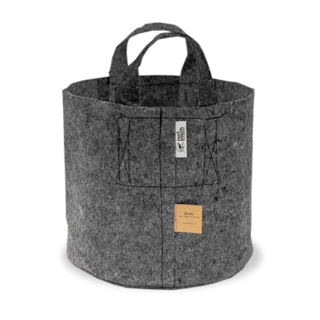 Plant bag | 22 liter | Gray | With handles | Root Pouch - growerssupply.eu