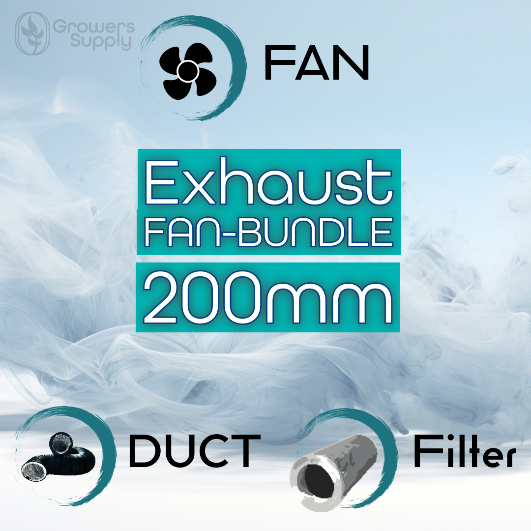 FAN Bundle 200mm | Grow Tent ventilation | easy configurable ...