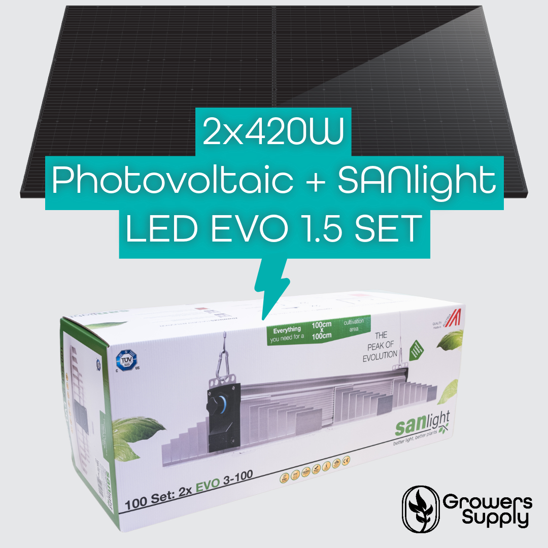 Photovoltaic - LED Bundle | DAH Solar + SANlight EVO 1.5 | Grow & Safe ...